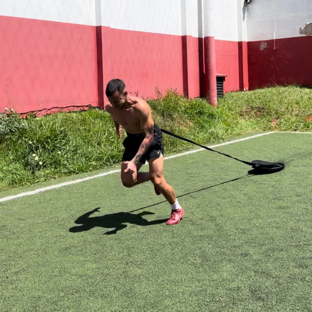 Weight Sled Trainer Adjustable Power Sled SandBag with Belt for ...